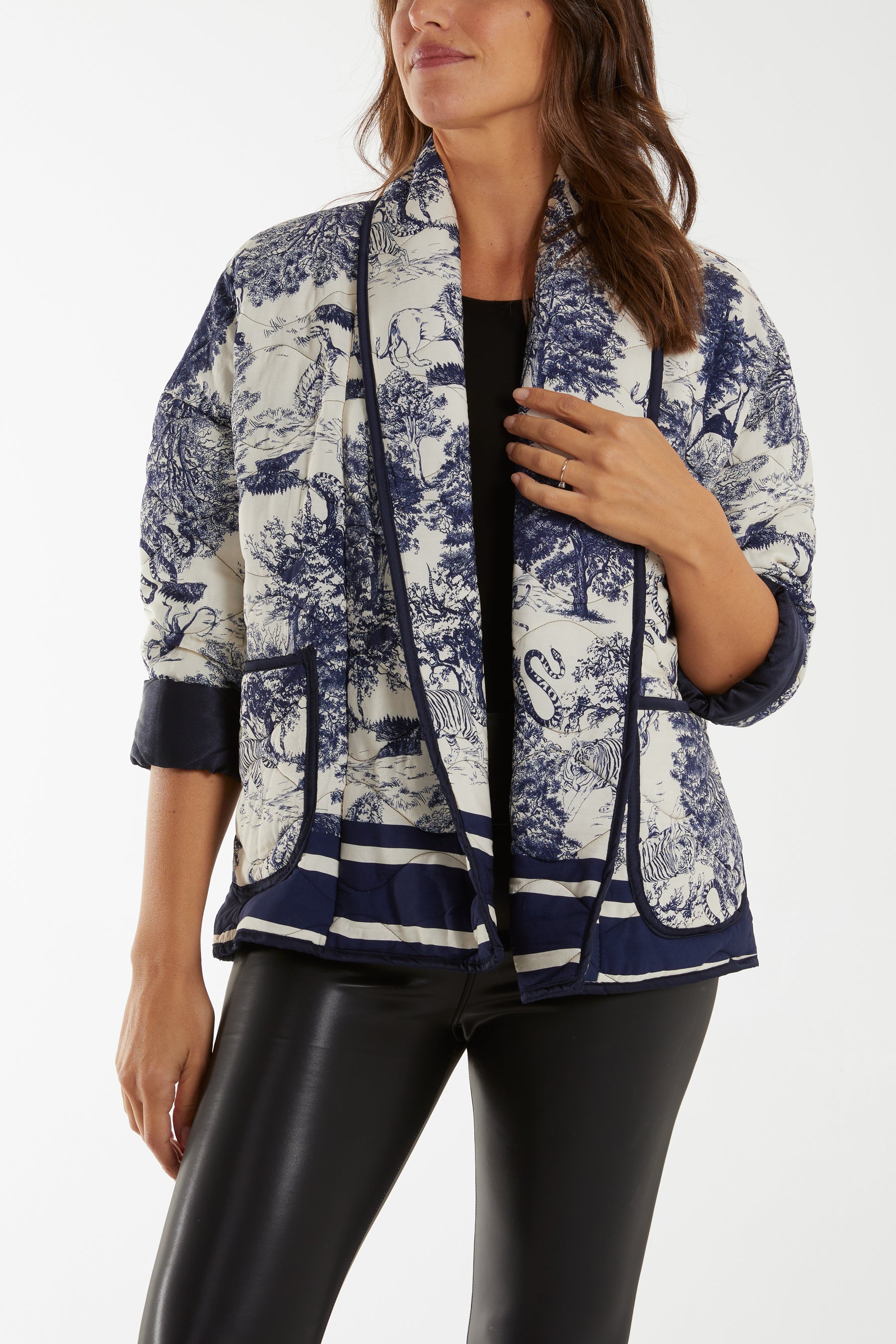 Toile Du Jouy Quilted Jacket